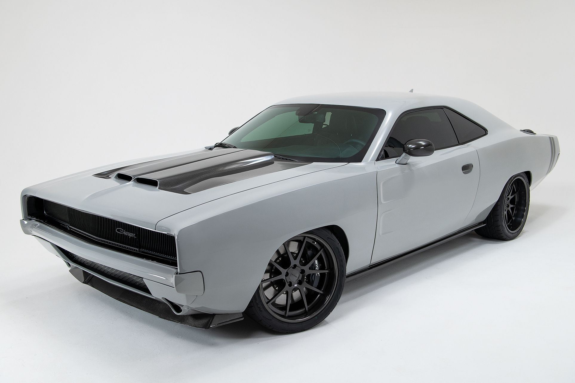 Dodge Challenger Hellcat Reverse Retromod Gets 1968 Charger Looks
