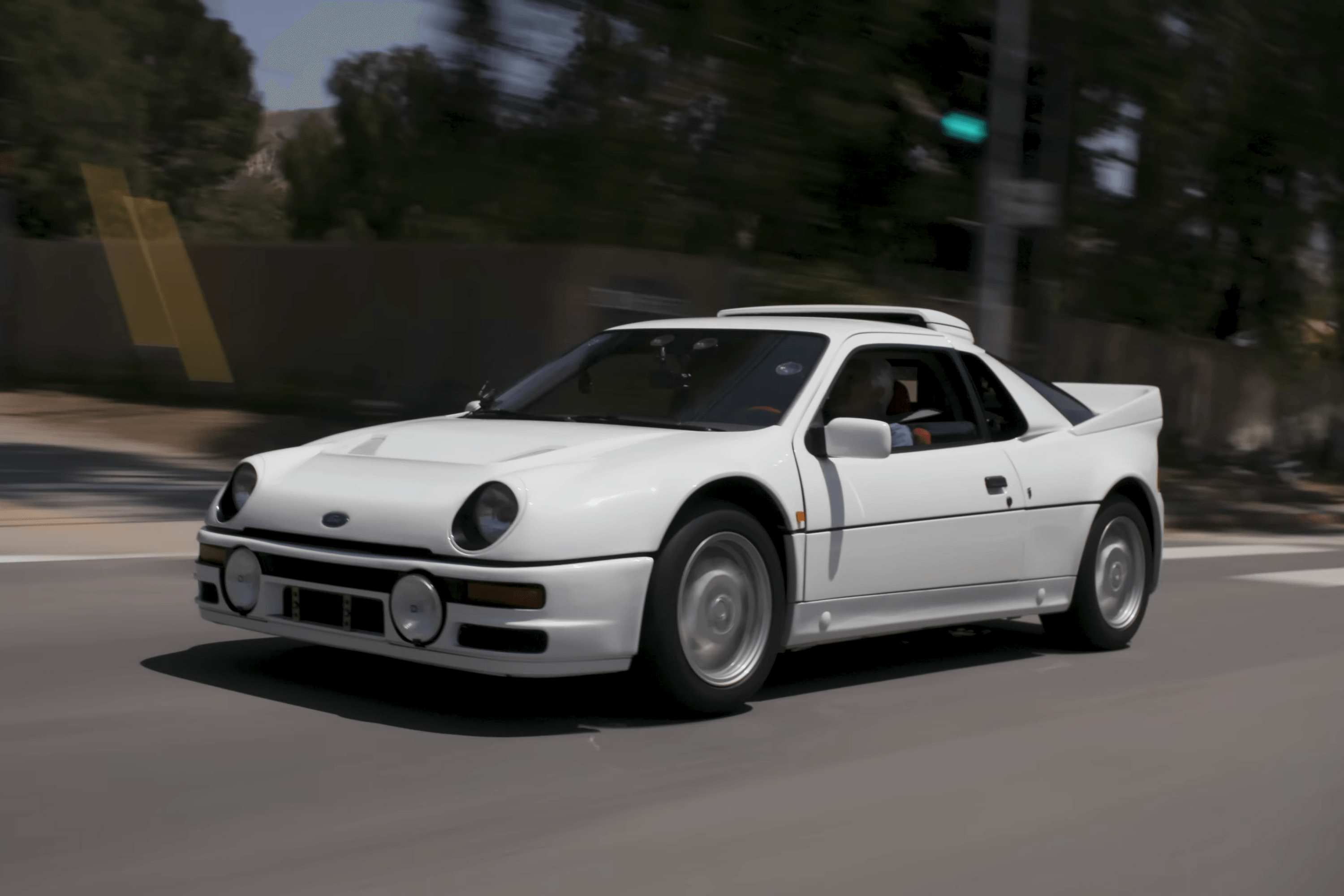 Jay Leno Goes For A Joyride In Tim Allen's Ultra-Rare Ford RS200