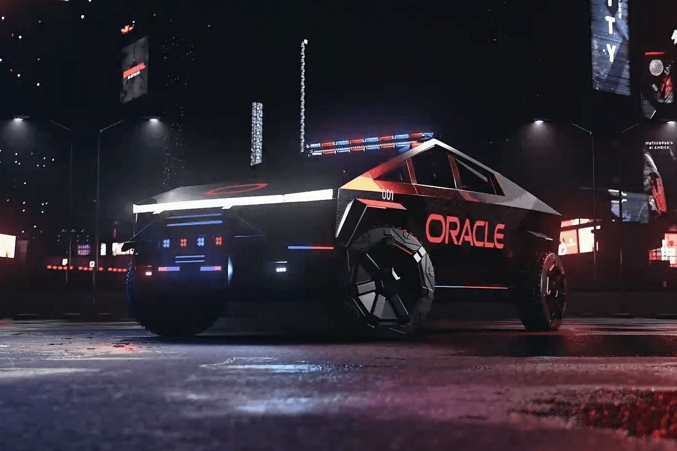 Tesla Cybertruck Cop Car Teased As Robocop's Dream Ride