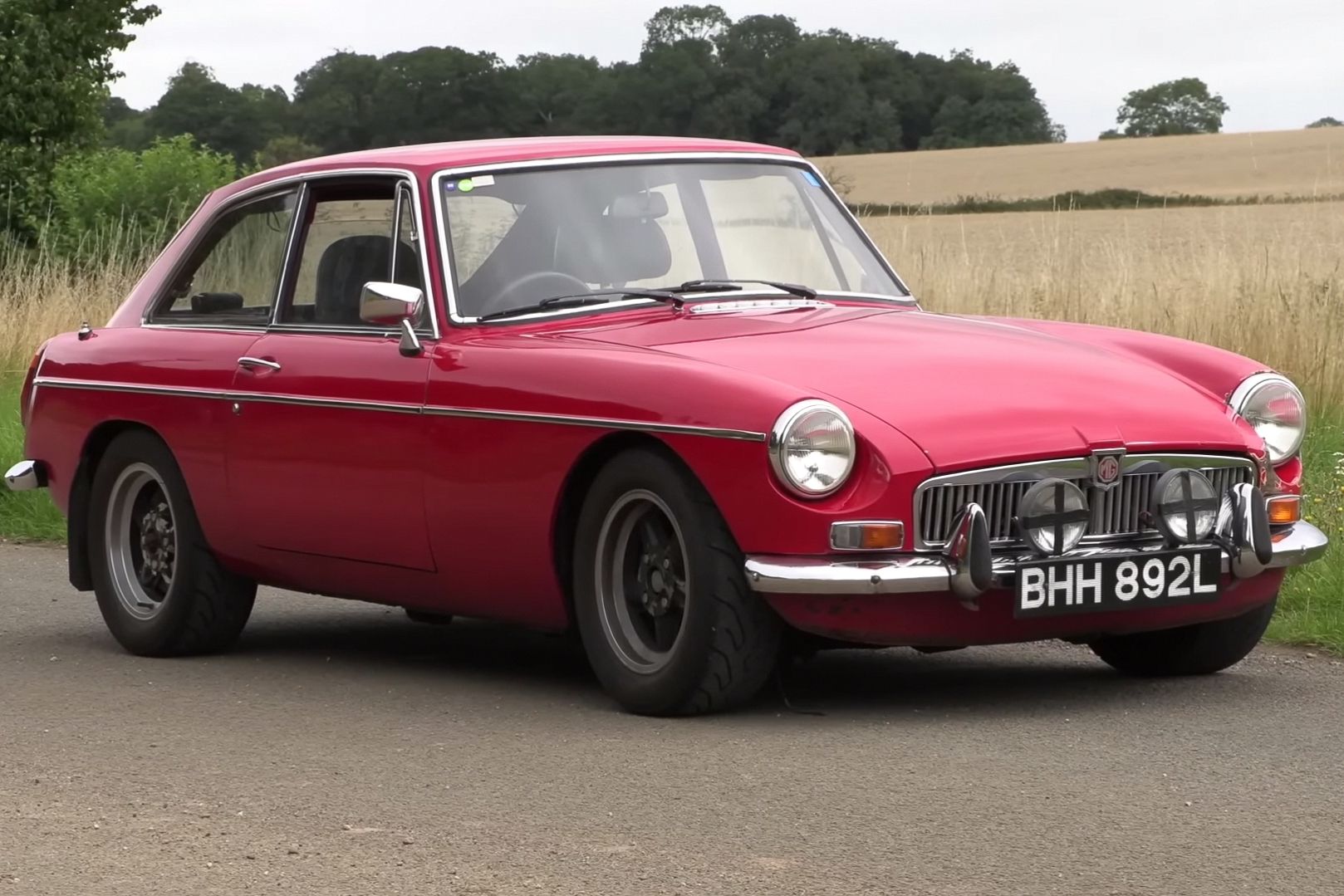 Classic MGB GT Has An Unlikely Engine Swap But It's Not Electric