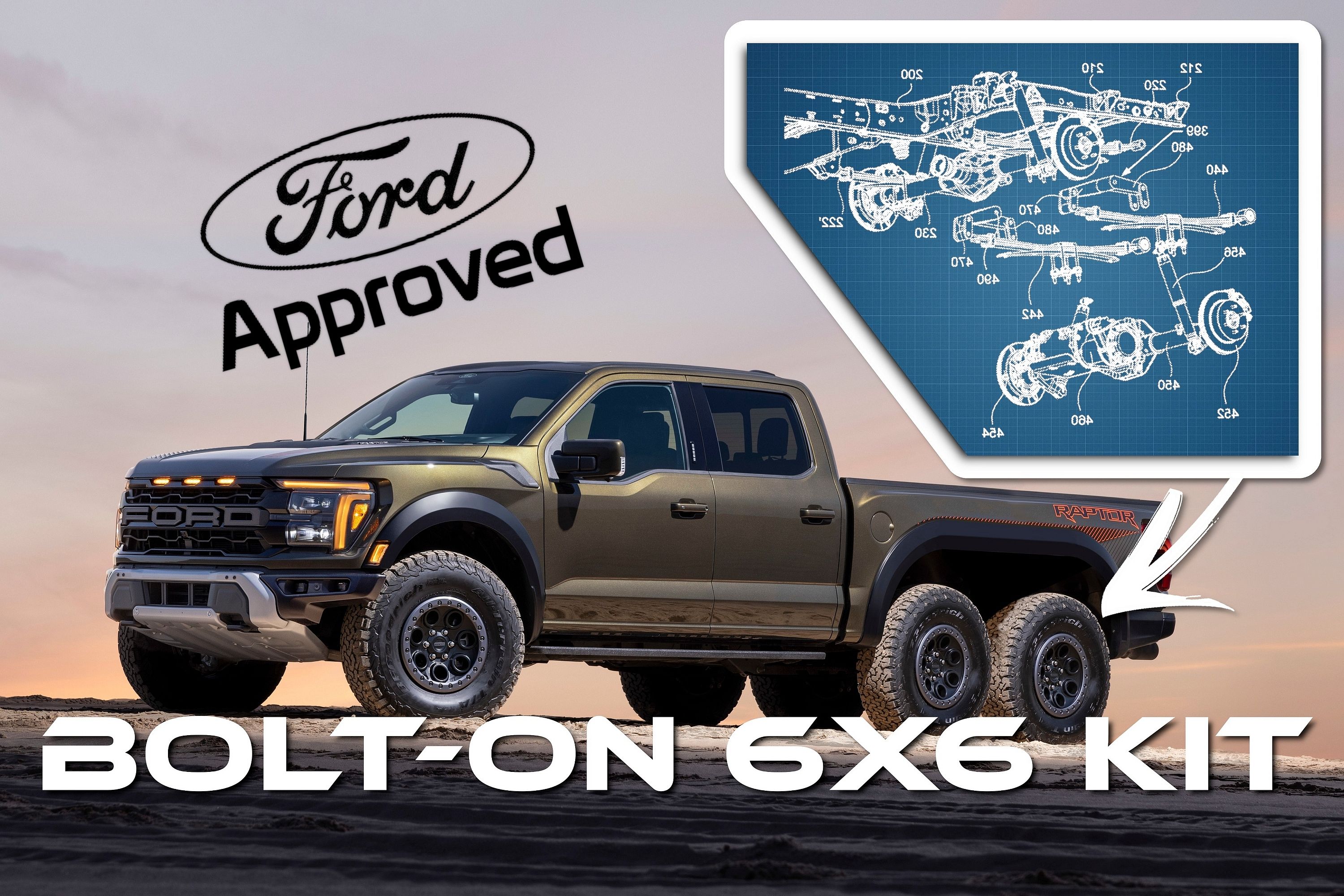 World-Renowned Gearbox Supplier Beats Ford To The 6x6 Truck Fad