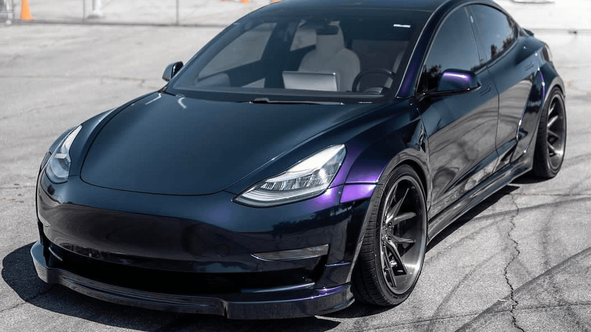 Tesla Model 3 Widebody Is A West Coast Customs One-Off