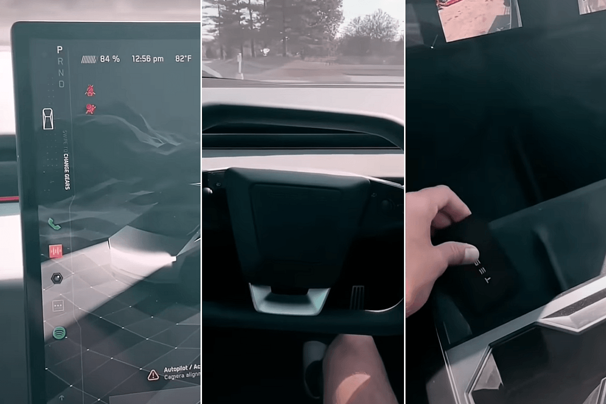 Tesla Cybertruck Interior Video Reveals New UI And Huge Glass Roof