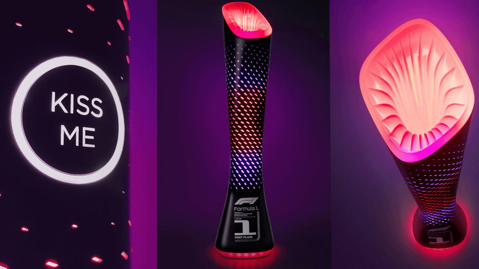 Hypercar Maker Designs Kiss-Activated Trophy For US F1 Grand Prix