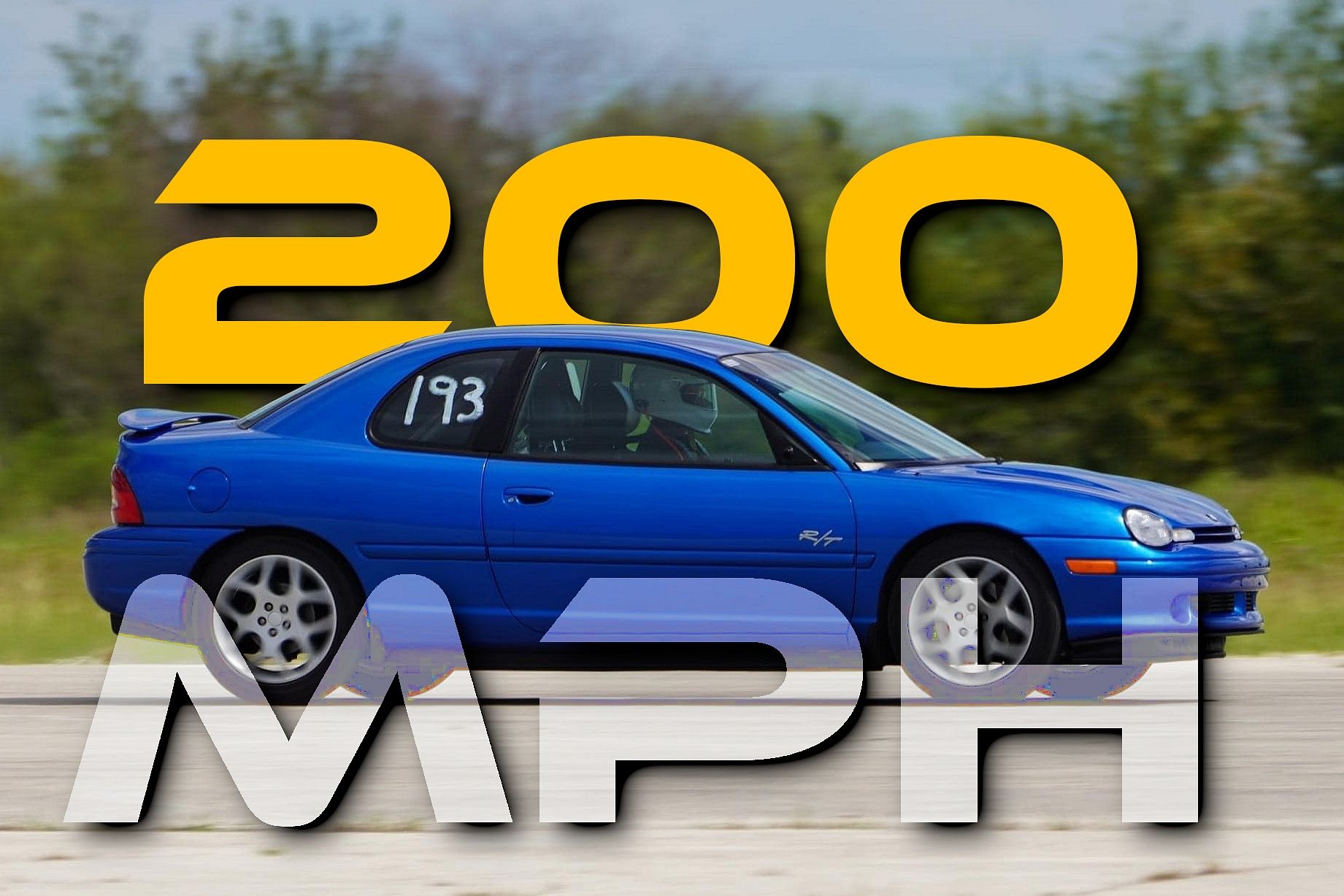 Watch A 700-HP Dodge Neon Hit 200.9 MPH On A Standing Mile