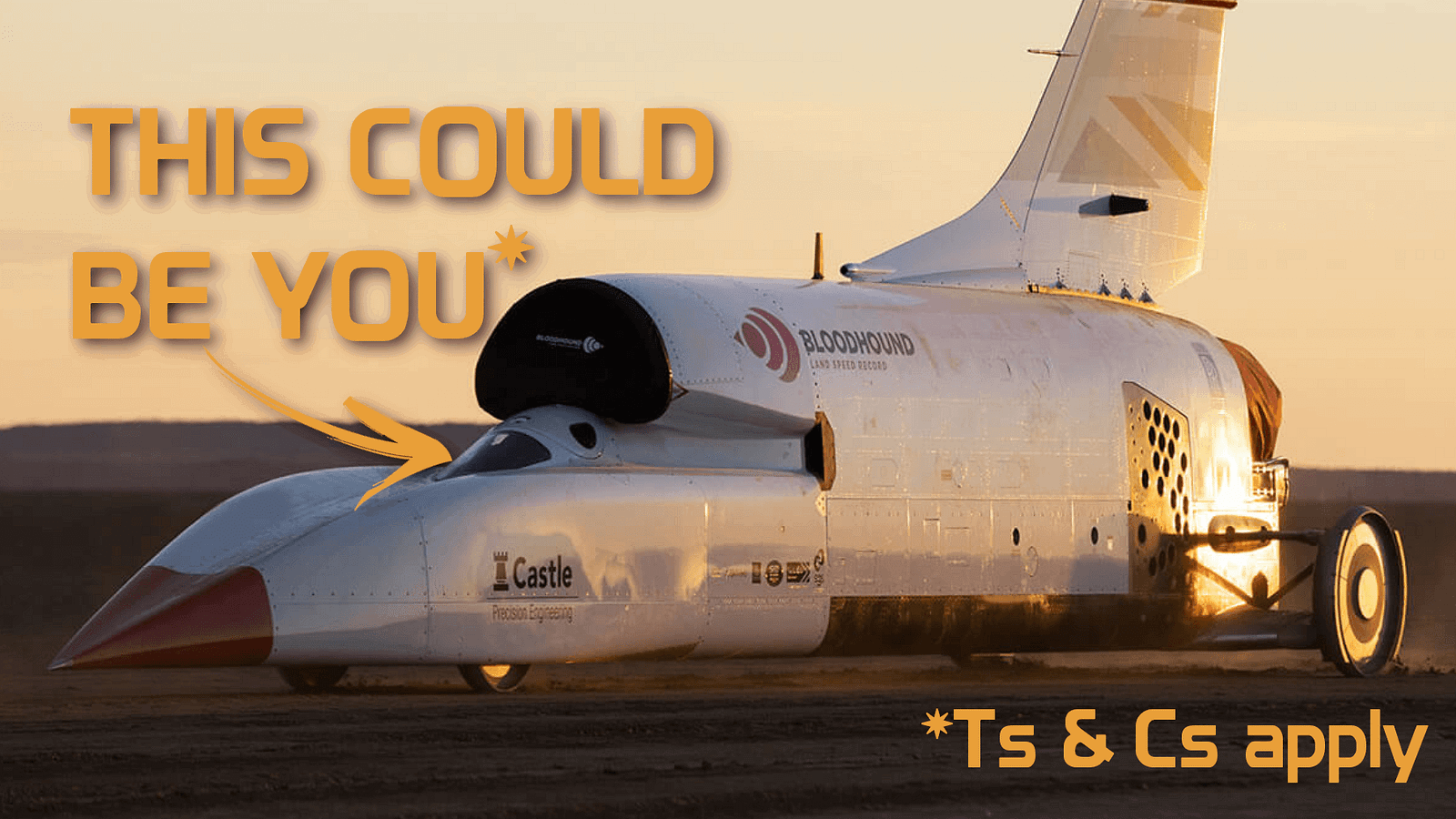 Bloodhound LSR Looking For A New Driver To Hit 1,000 MPH
