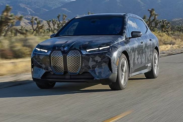 BMW iX With Advanced Battery Tech Travels 600 Miles On A Single Charge