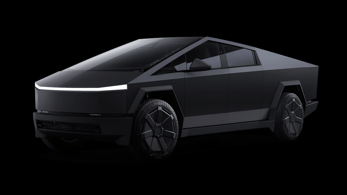 Here's How Much It Costs To Order A Tesla Cybertruck In Black Or White