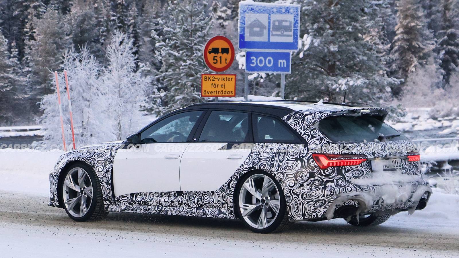 Hardcore Audi RS6 Spied With Bulging Muscles