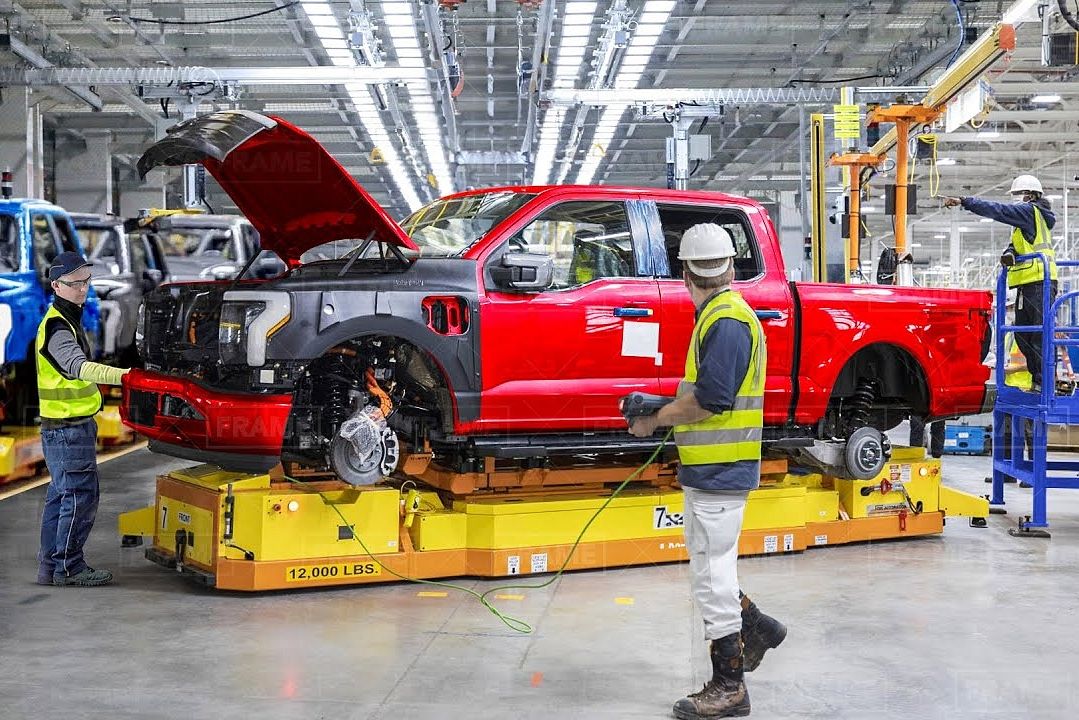 WATCH: How Ford F-150 Lightning Is Made At Rouge Electric Vehicle Center