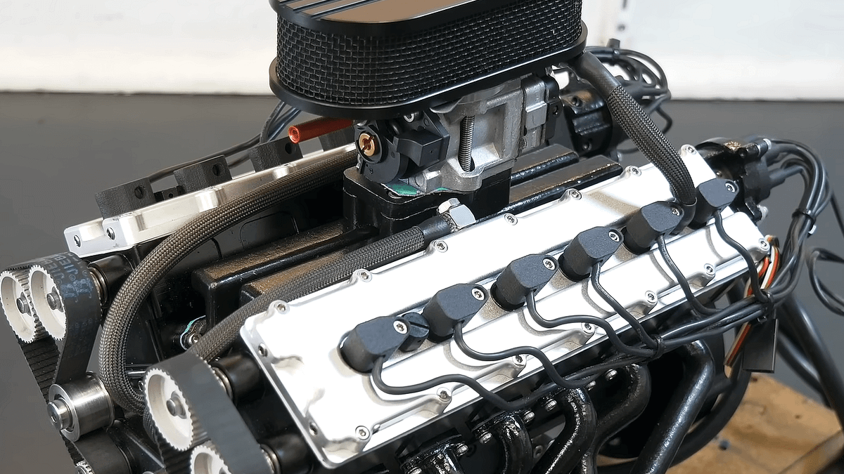 Fully-Functioning 72cc V12 Engine Makes An Incredible Noise