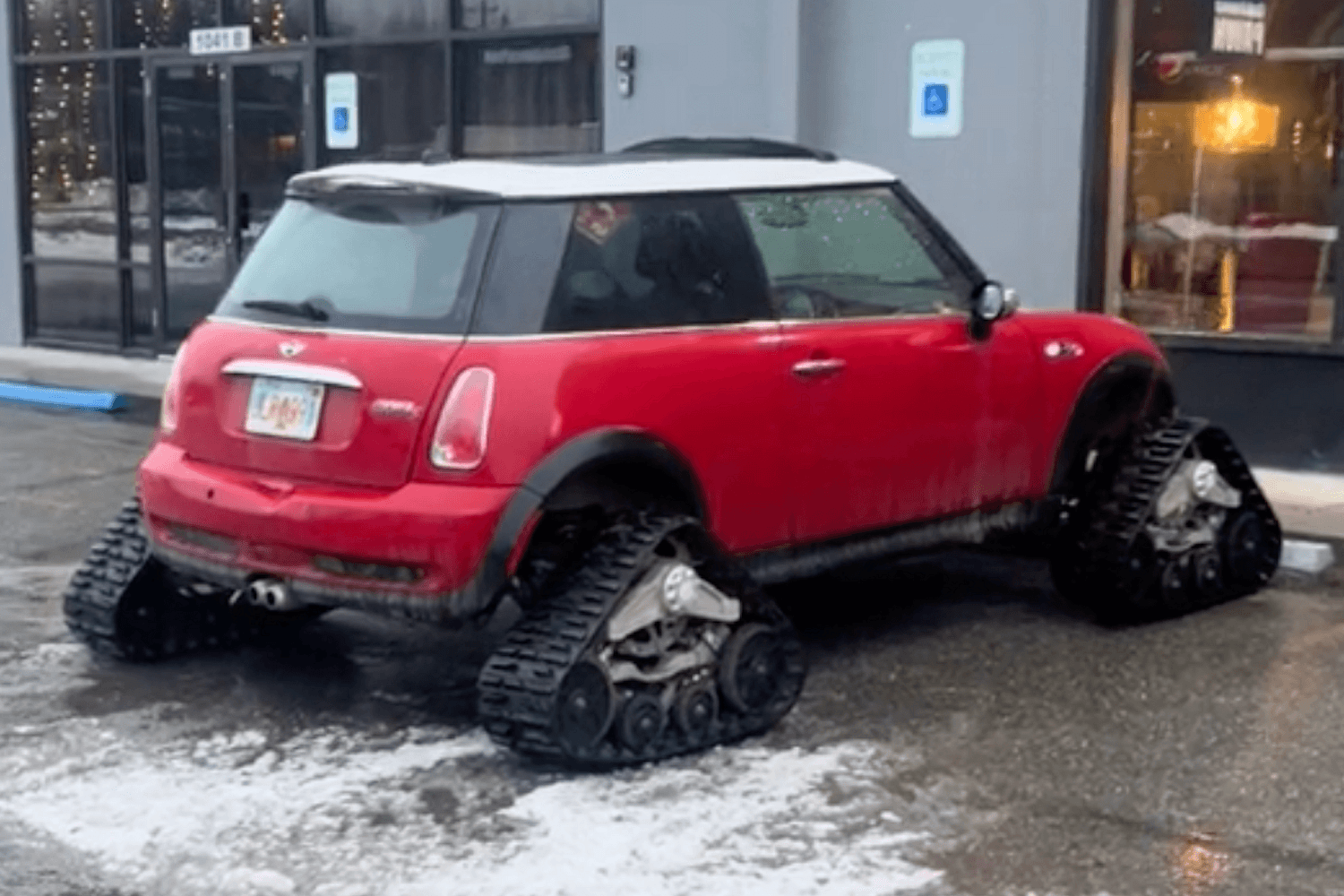 Mini Cooper Snow Plow Snow Plowing Doesn't Have To Be Boring