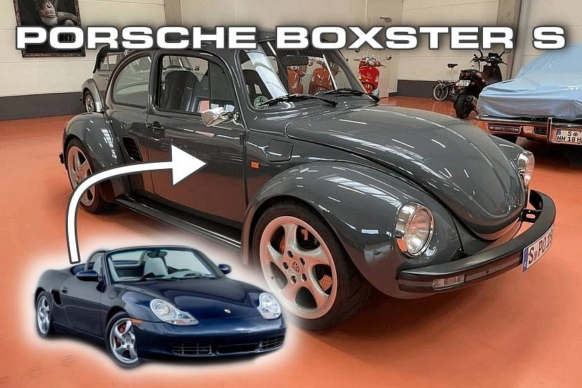 2000 Porsche Boxster S With VW Beetle Body Took Two Years To Build