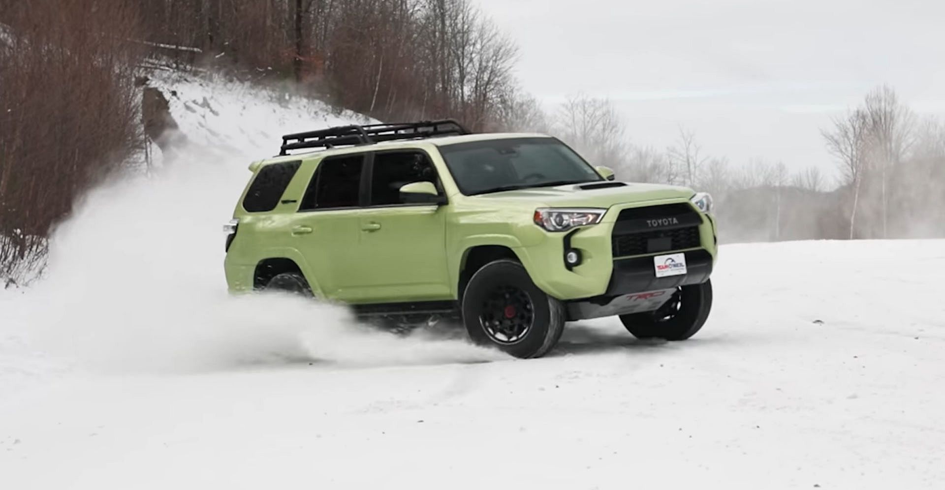 Toyota 4Runner TRD Pro Beats GR Corolla On Snowy Rally Course