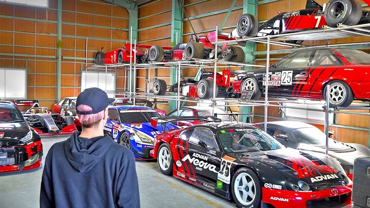 WATCH: Secret Stash Of Advan Yokohama Race Cars Wears Iconic Livery
