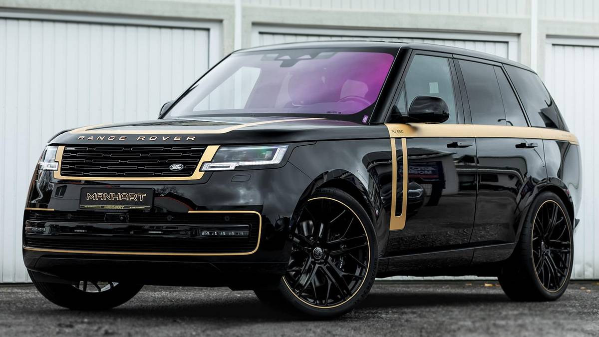 Gold-Plated Range Rover With 644 HP Is An Extravagant One-Off