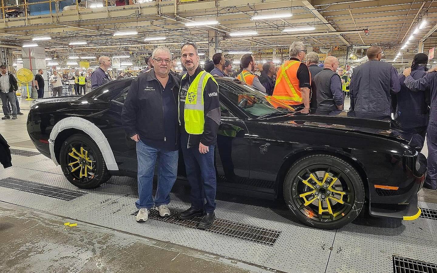 Final Dodge Challenger Rolls Off The Production Line