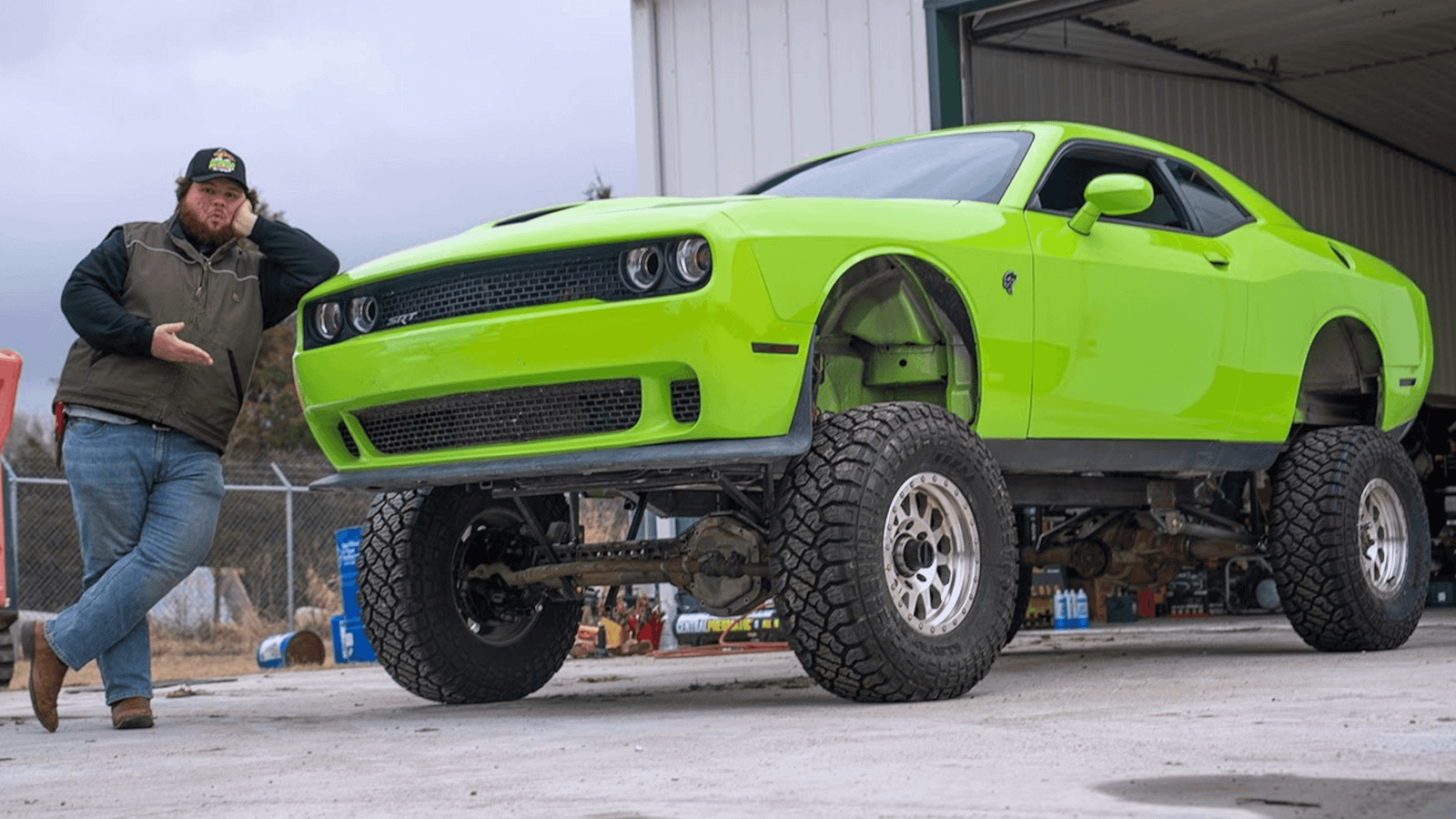 Watch: Dodge Challenger Hellcat Converted Into An Off-Road Monster