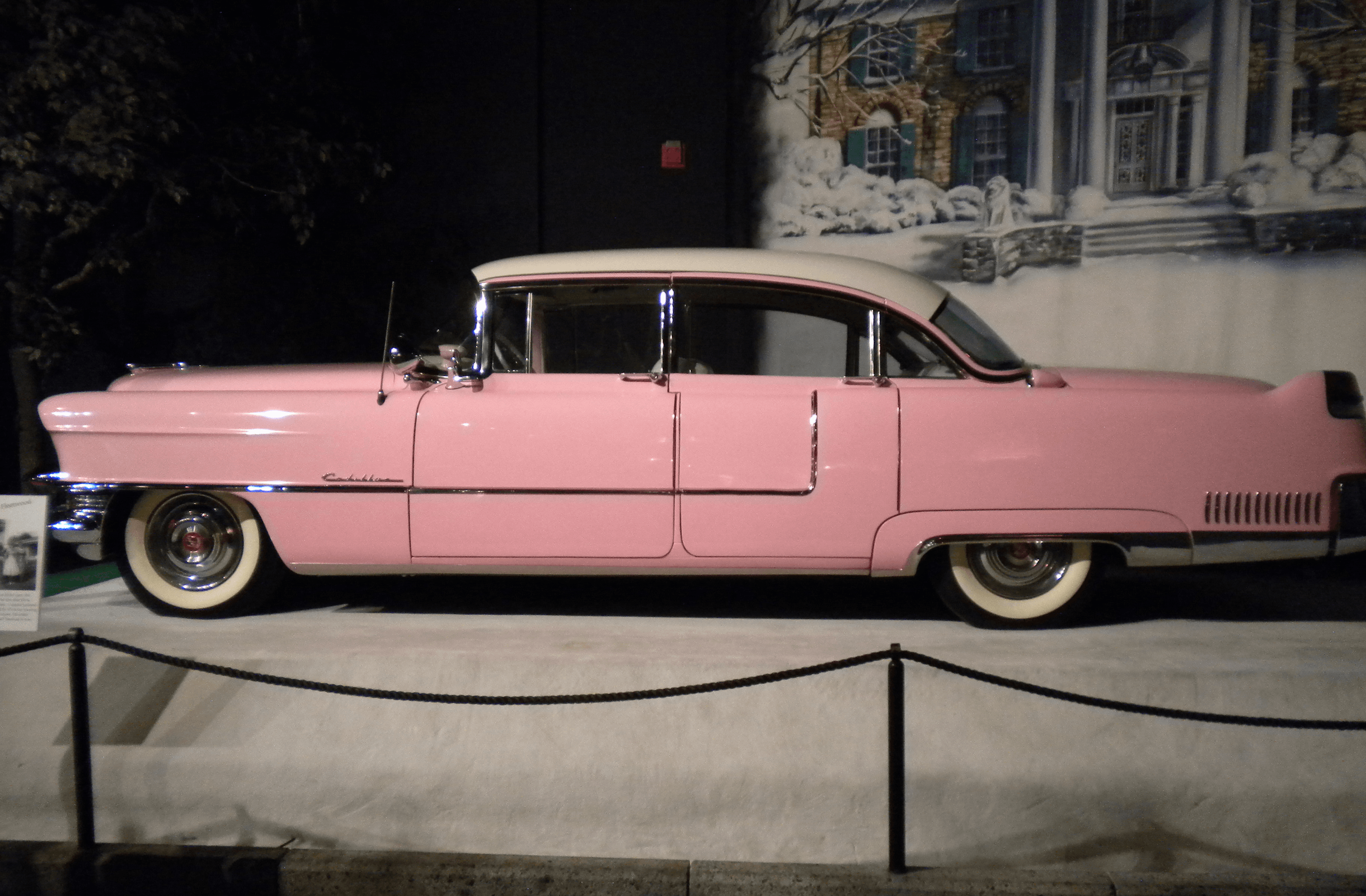 Elvis Presley And His Car