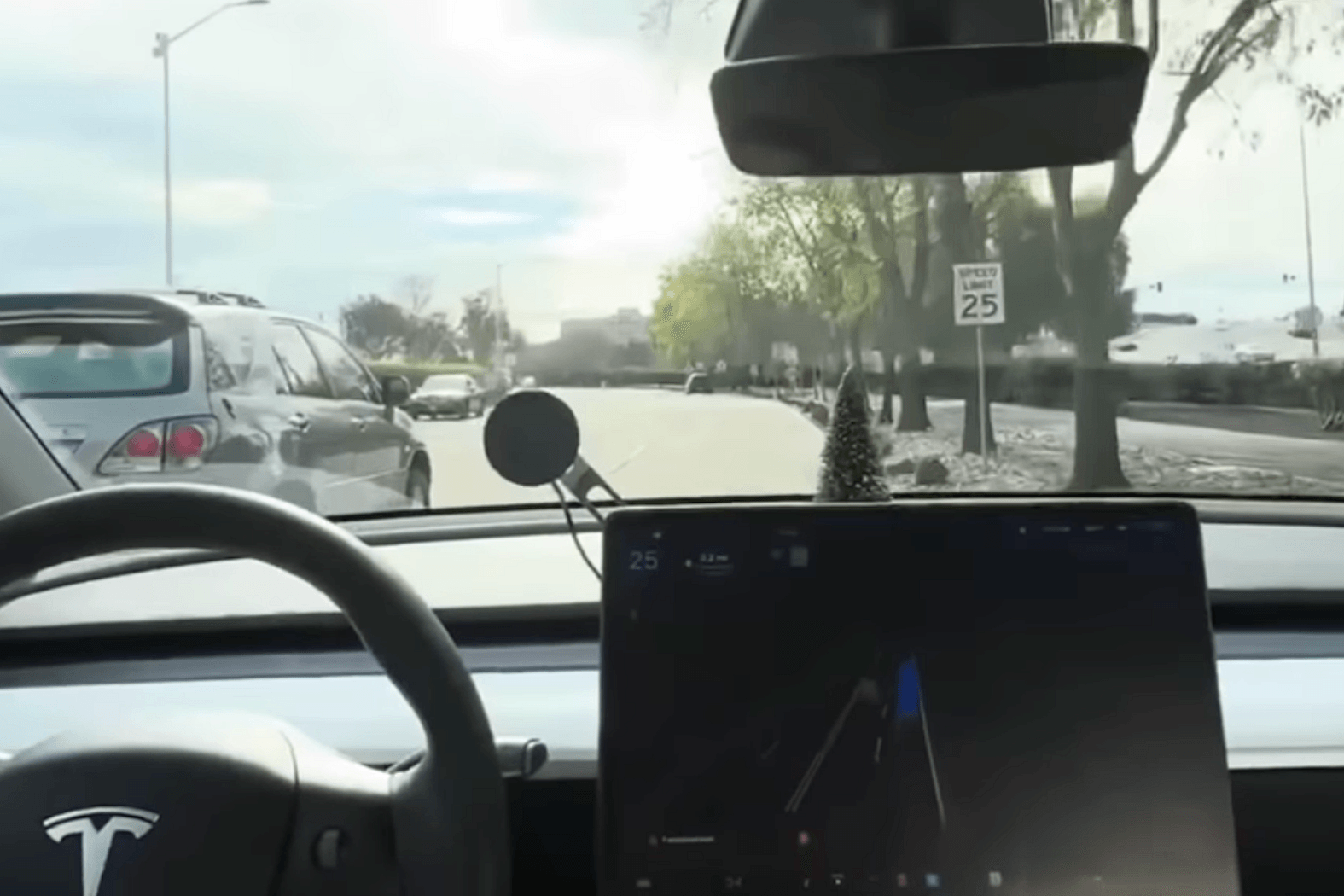 WATCH: First Look At Tesla's Latest Full Self-Driving System