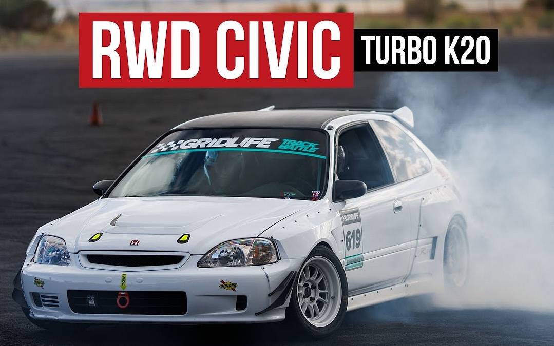 Honda Civic EK Drift Car Is A Complex RWD Conversion Executed Properly