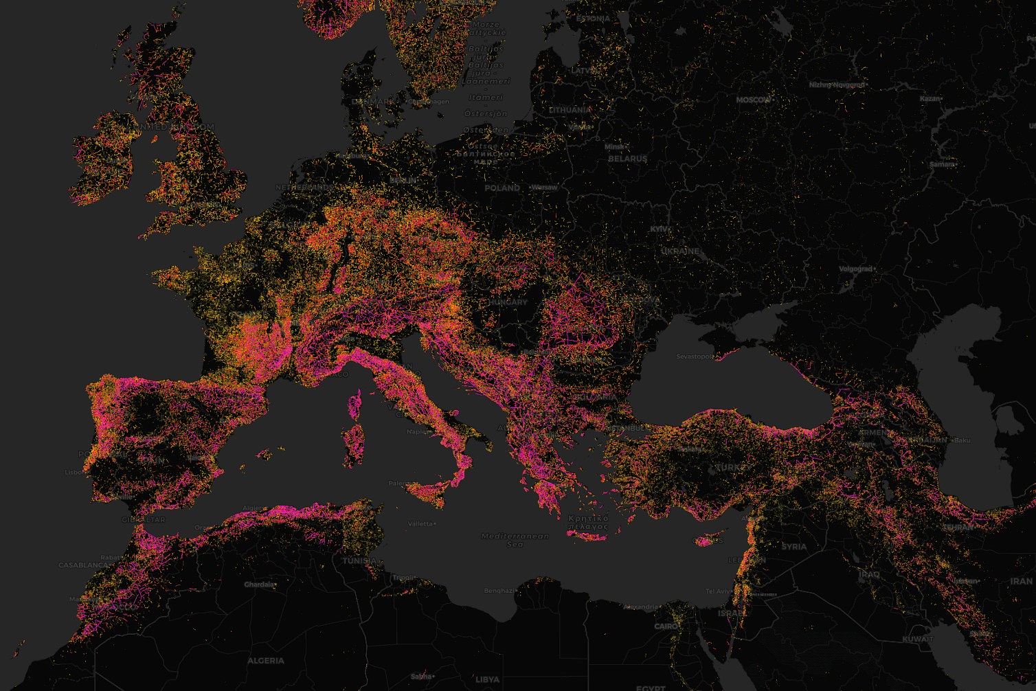 New Map App Helps Gearheads Find The Best Driving Roads In Their Area