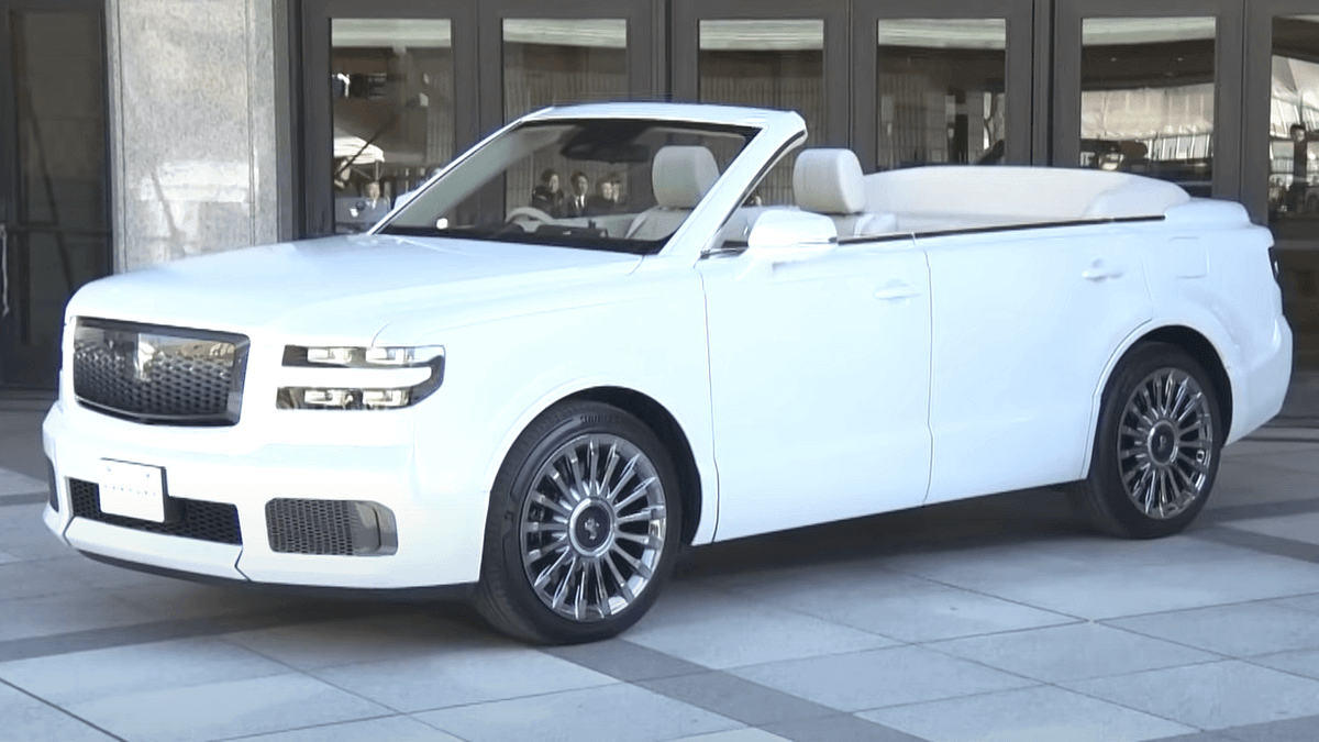 Toyota Century SUV Convertible Quietly Revealed In Tokyo