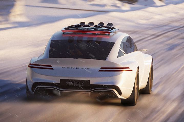 Genesis X Snow Speedium Concept Arrives With Special Paint And Ski Rack