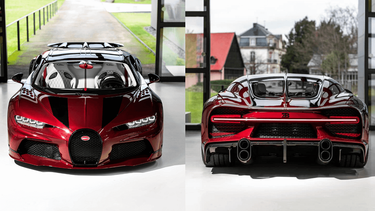 Bugatti Chiron Super Sport 'Red Dragon' Looks Exquisite With Red-Tinted ...