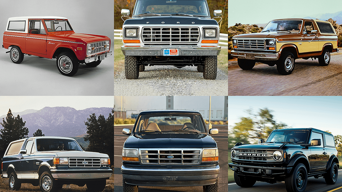 Ranking Every Ford Bronco Generation From Worst To Best