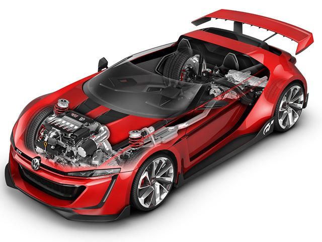 Watch Volkswagen GTI Roadster Vision Gran Turismo in Action