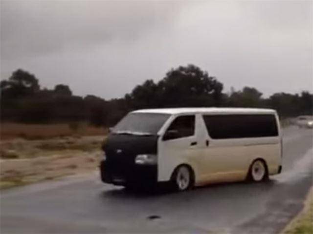 Toyota Hiace Drifting Proves Its All About the Driver