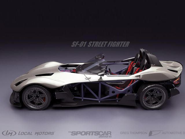 SF-01 Street Fighter is the World's First Crowd-Sourced Sports Car