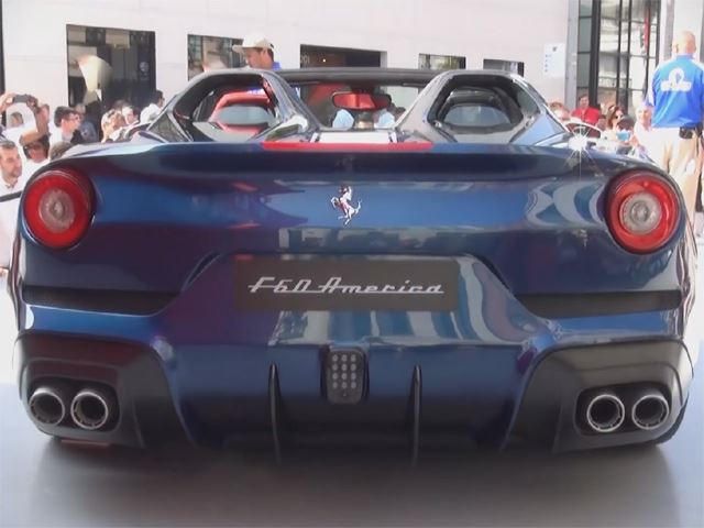 Ferrari F60 America Unveiled in Beverly Hills