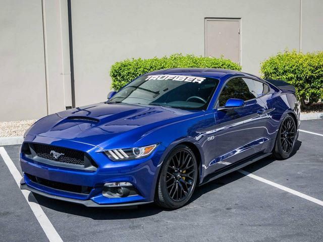 Electric Blue Ford Mustang Looks Up For A Fight