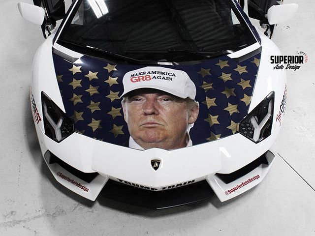 Will This Donald Trump Lamborghini Aventador Wrap Make The goldRush ...
