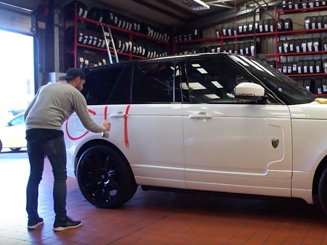 A Range Rover And Fake Spray Paint Is All It Takes To Break The Internet