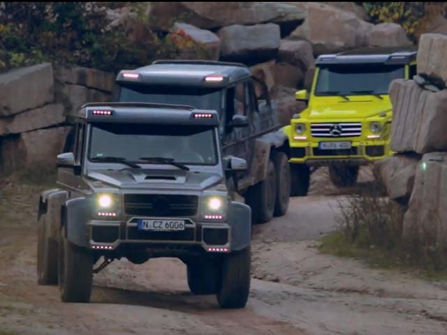 A Good Day Is When 1,660 HP And 11.5 Tons Of Mercedes G-Class Go Driving