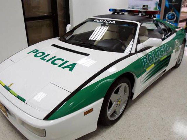 Colombia's New Crime Fighting Ferrari 348 Police Car