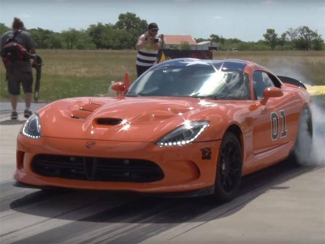 This General Lee Inspired Twin Turbo Dodge Viper Has 2,300 HP