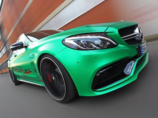 790-HP Mercedes-Benz C63 AMG Is The Green Wagon Of Your Wet Dreams