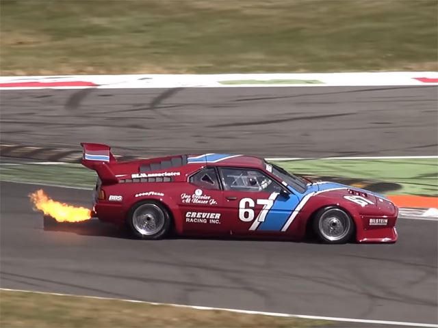 The Insanely Awesome BMW M1 Looks Mental When Shooting Flames