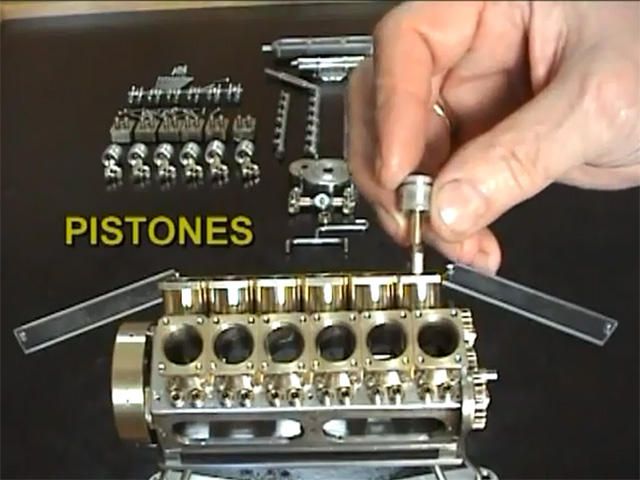 Video: The Assembly of a Miniature V12 Engine