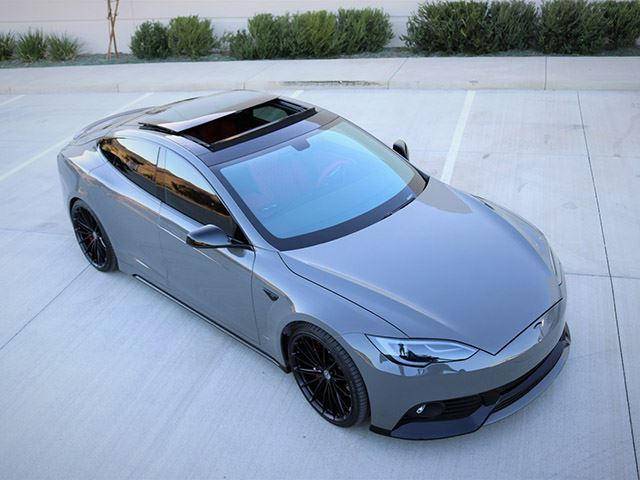 The Paint Job On This Modified Tesla Model S Costs $40,000
