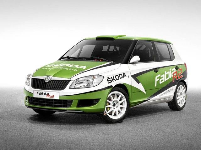 Skoda Fabia R2 Rally Car
