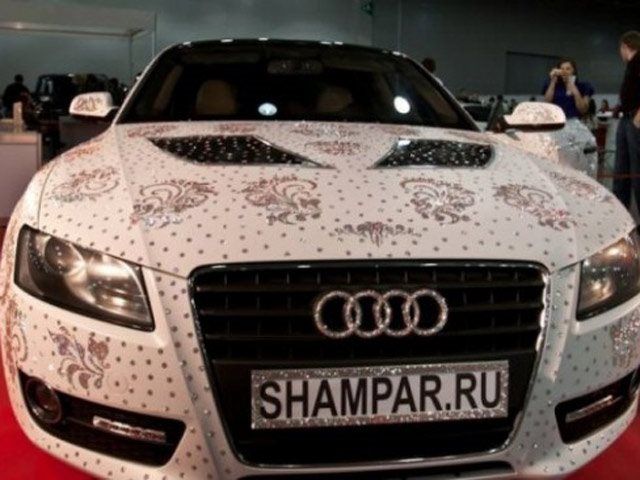 Crystal-Covered Cars