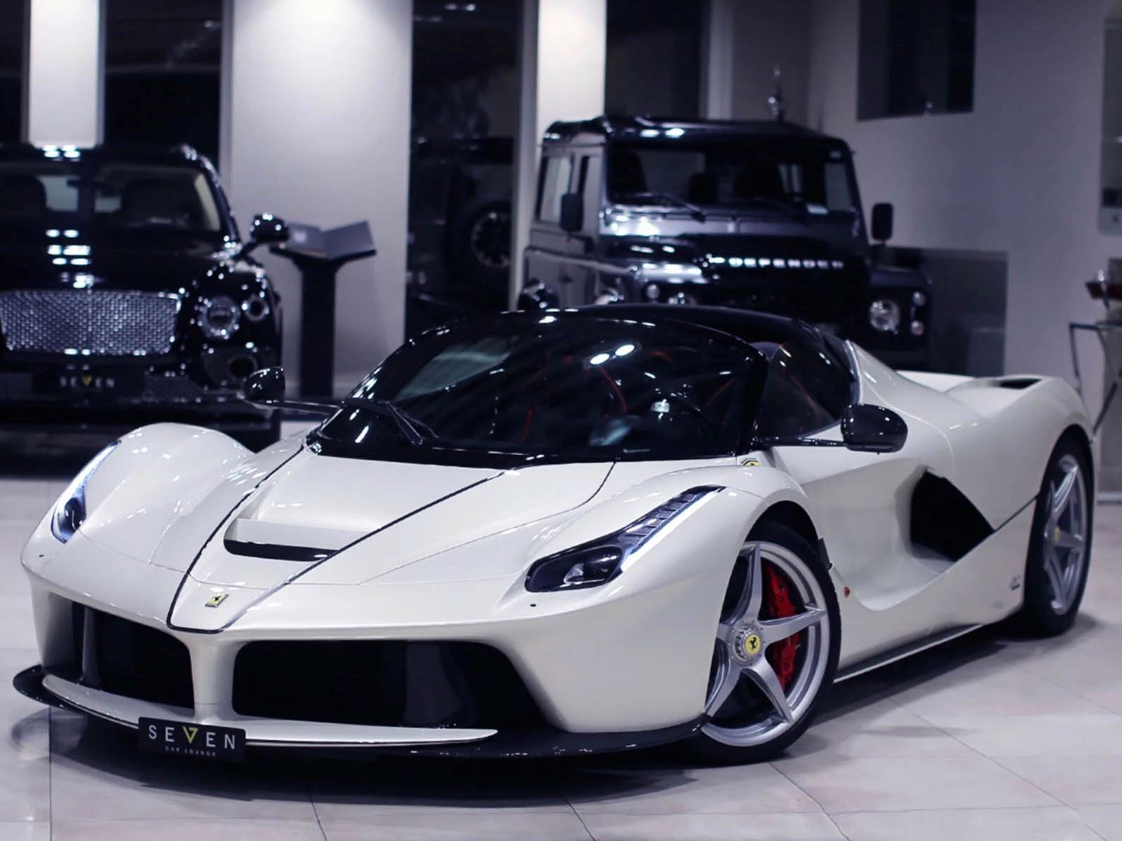 This Stunning White LaFerrari Aperta Has Only Driven 60 Miles