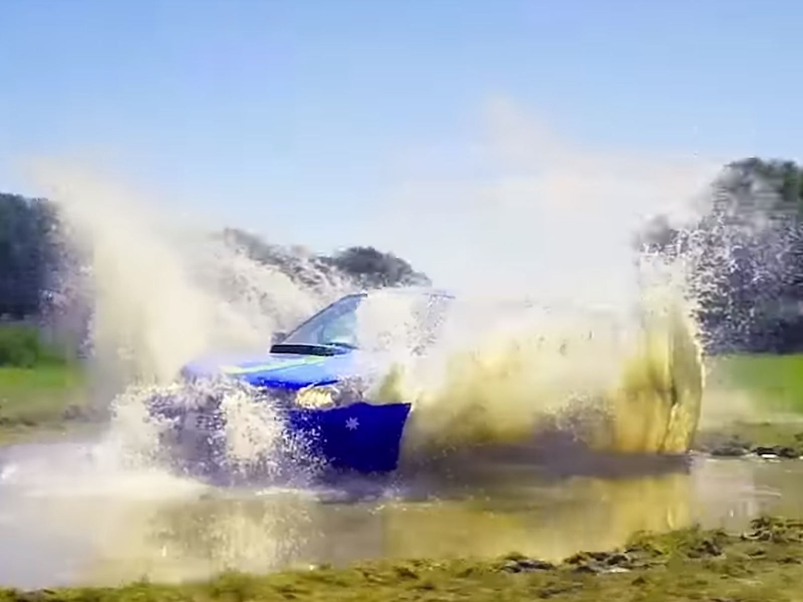Watch Clarkson Destroy Farmland While Rallying A Subaru WRX STI
