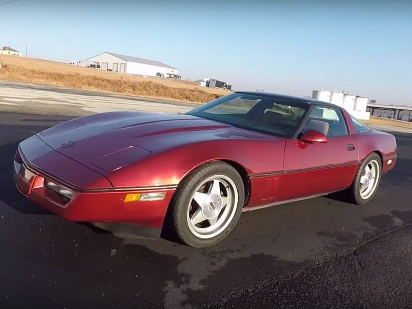 corvette 1988 red