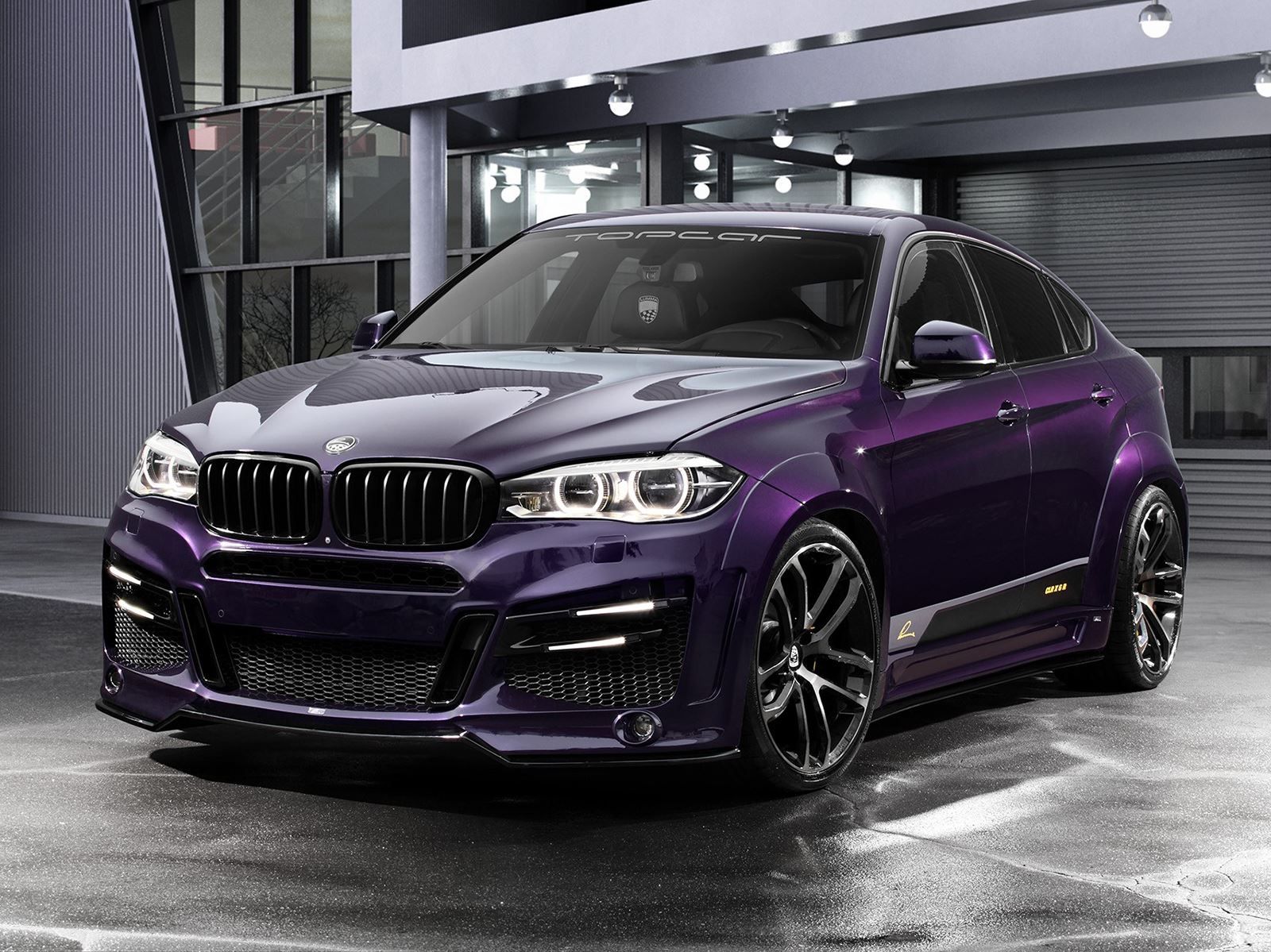 This Modified BMW X6 Has A Brash Body Kit And A Porsche Paintjob